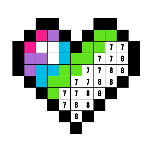 Play Pixel Art Color By Number Online 9BOB NET Free Online Games
